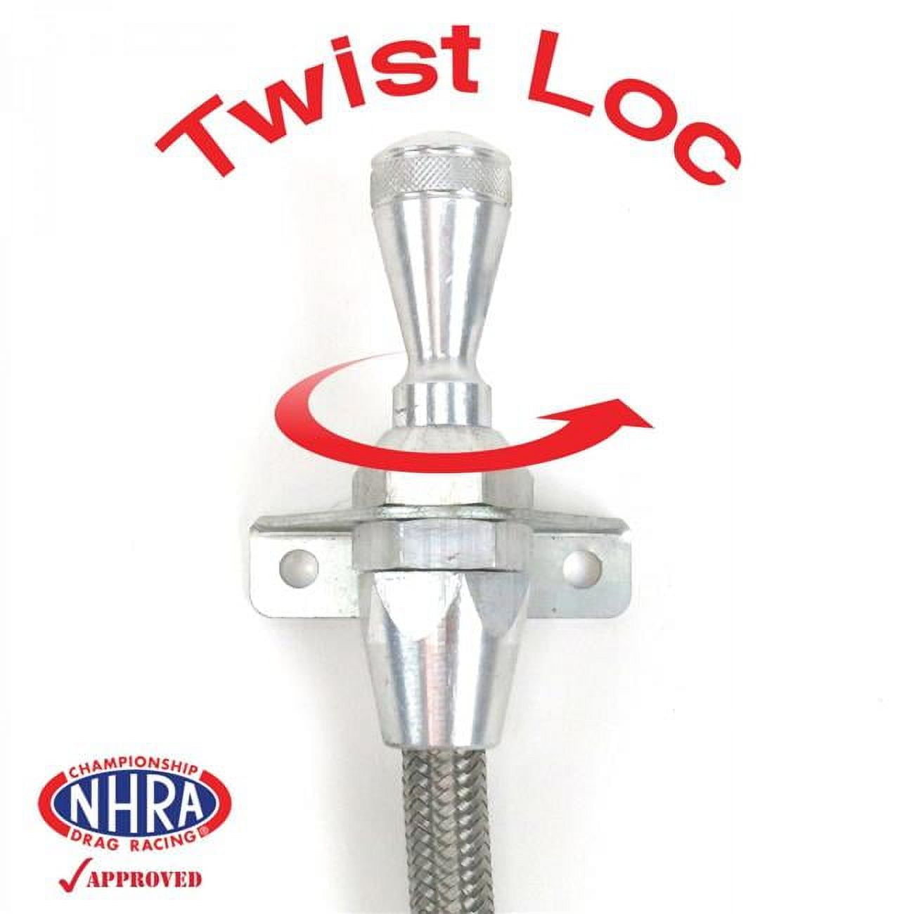 American Shifter 334116 4L60E Billet & Stainless Steel Braid Locking ...