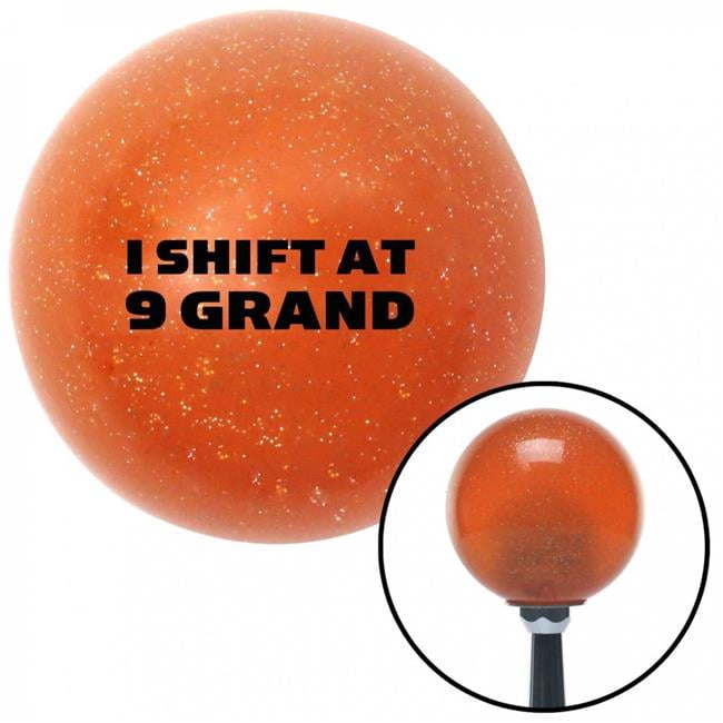 American Shifter 43000 Black I Shift At 9 Grand Orange Metal Flake ...