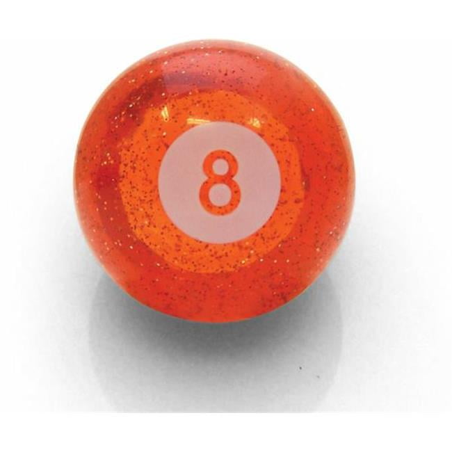 American Shifter Company 54088 Orange 8 Ball Shift Knob with Metal ...