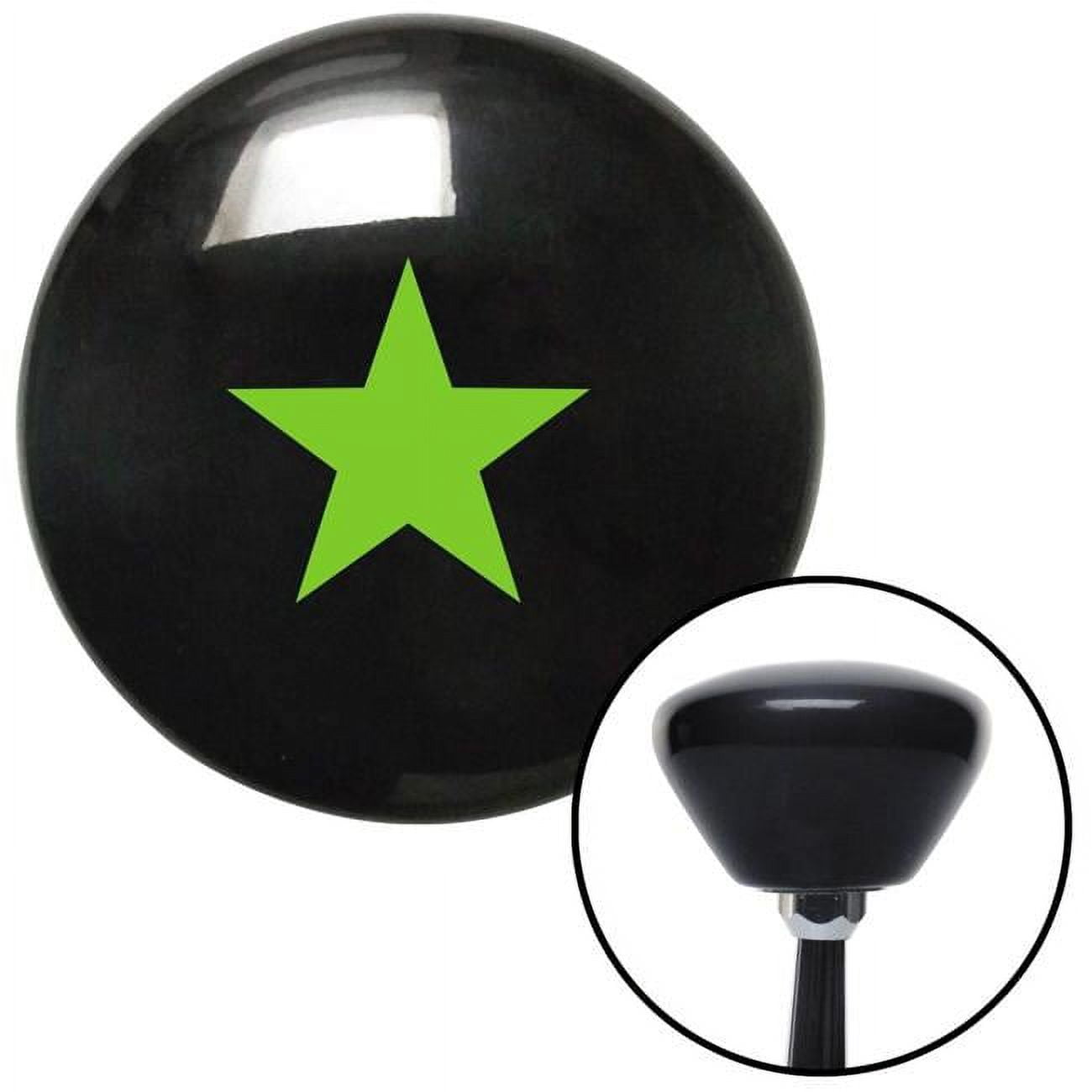 American Shifter Green Rear Admiral Lower Half Black Retro Shift Knob ...
