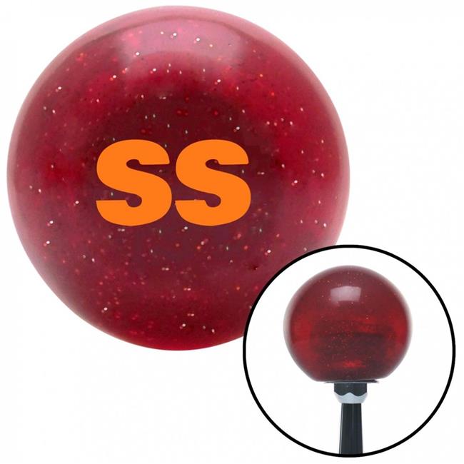 American Shifter 54649 Orange SS Red Metal Flake Shift Knob with M16 x ...