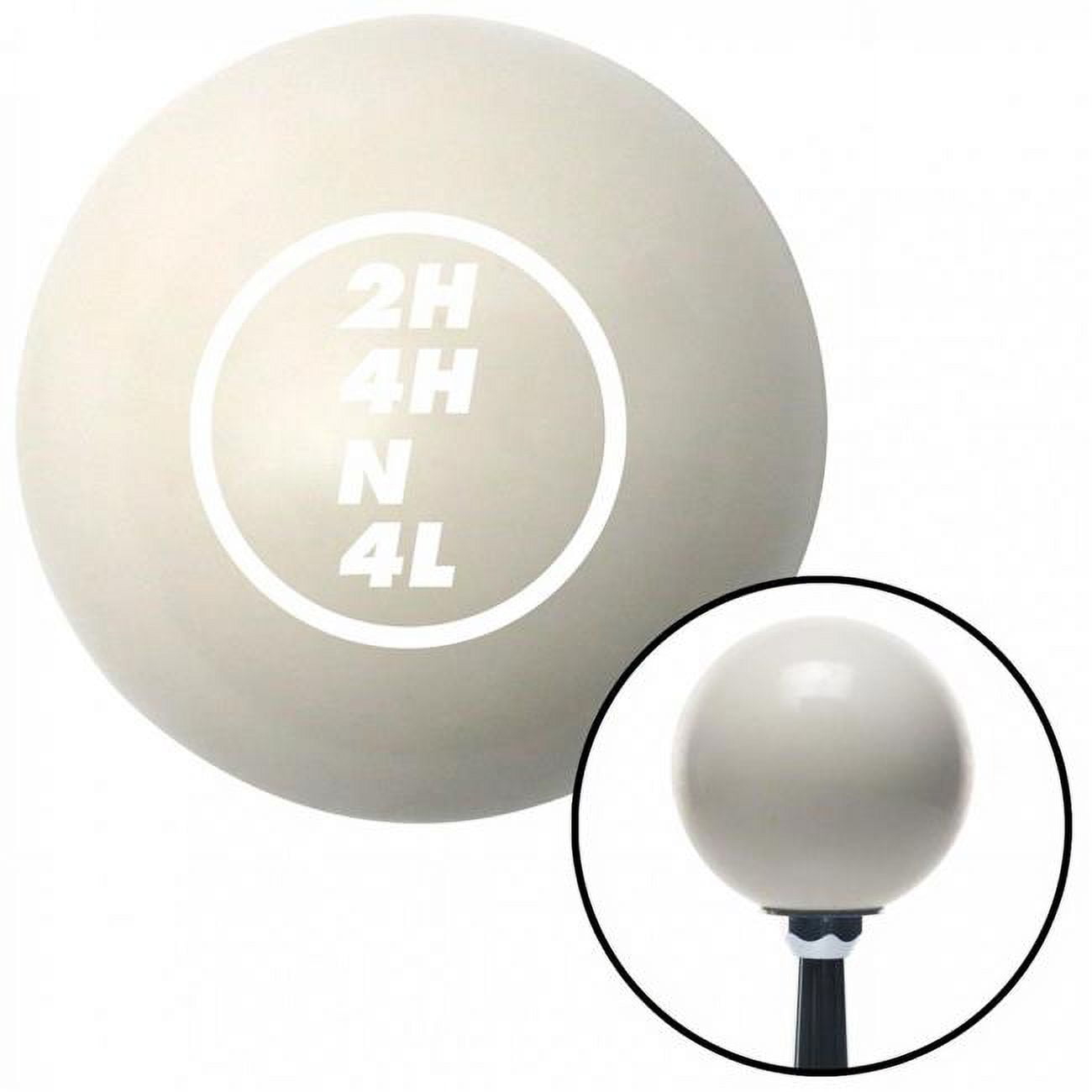 American Shifter White Transfer Case No. 8 Ivory Shift Knob with M16 x ...