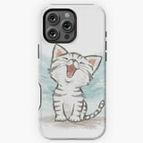 American Shorthair Cat Happy iPhone Case 17 16 15 14 13 12 11 Pro Max ...