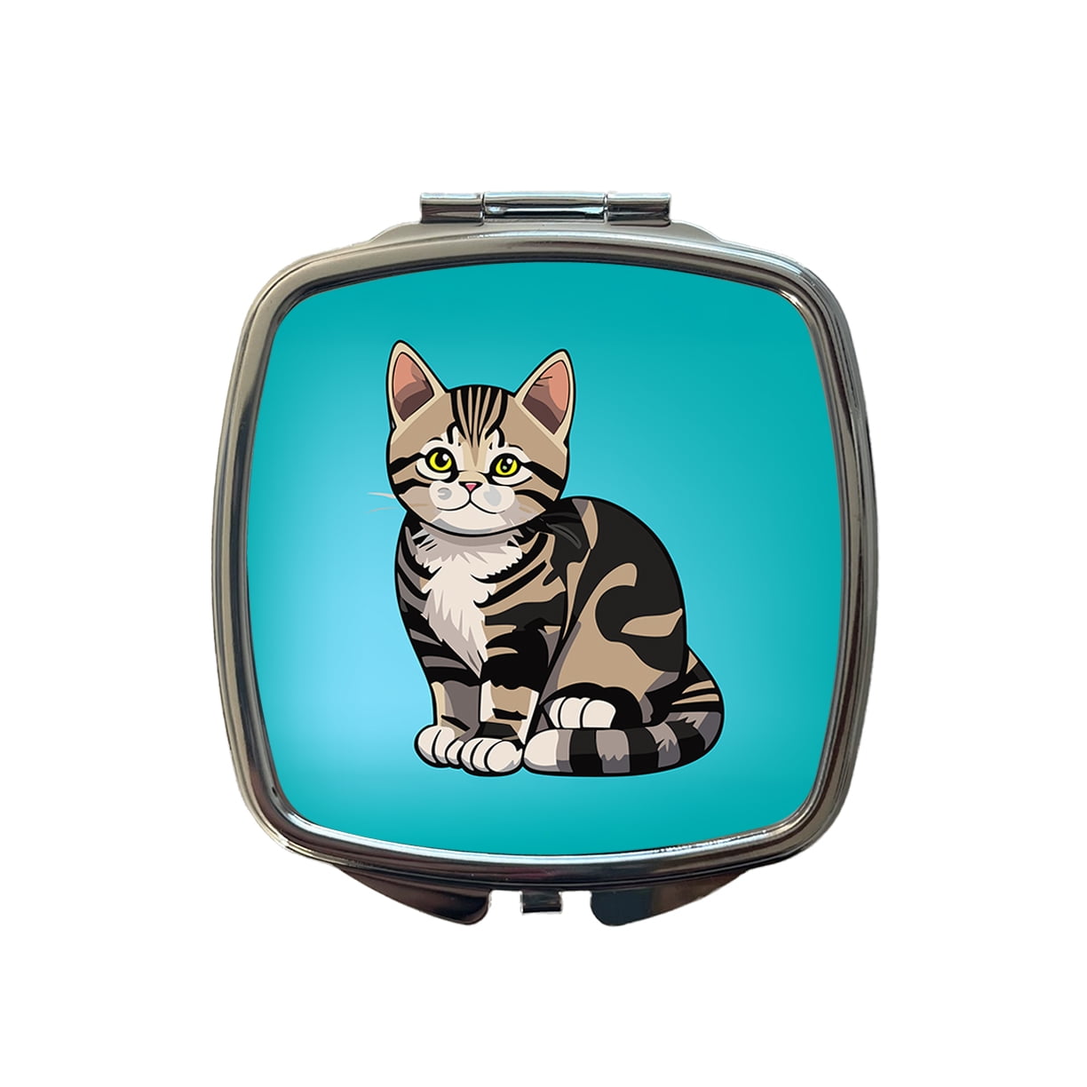 American Shorthair Cute Cat Travel Makeup Handbag Purse Small Pocket ...