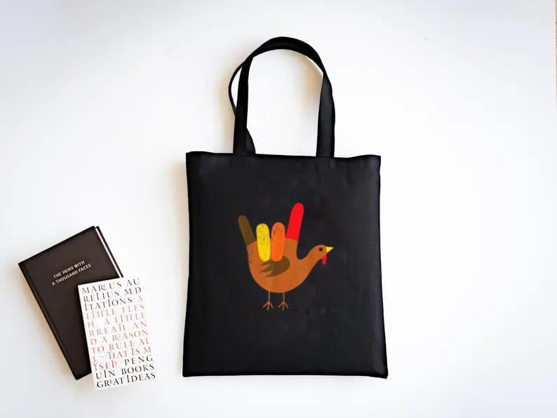 American Sign Language ASL I Love You Thanksgiving Turkey, Deaf, Hand ...