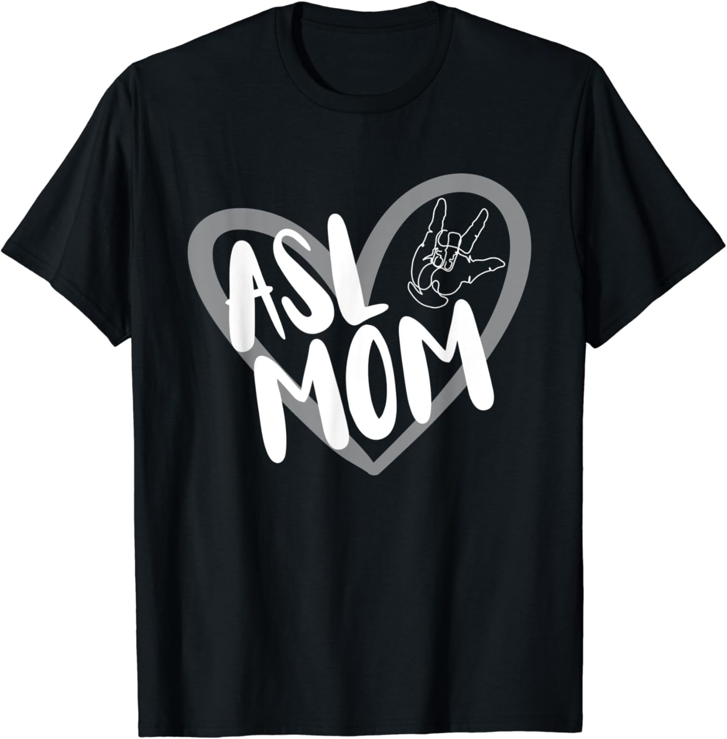 American Sign Language ASL Mom T-Shirt - Walmart.com