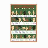 American Sign Language Alphabet Poster for Classroom Wall ASL Alphabet ...