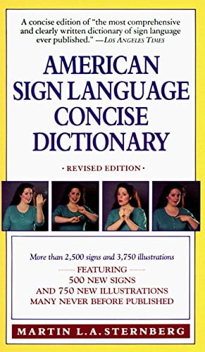Pre-Owned American Sign Language Concise Dictionary: Revised Edition (Paperback) 0062740105 ...