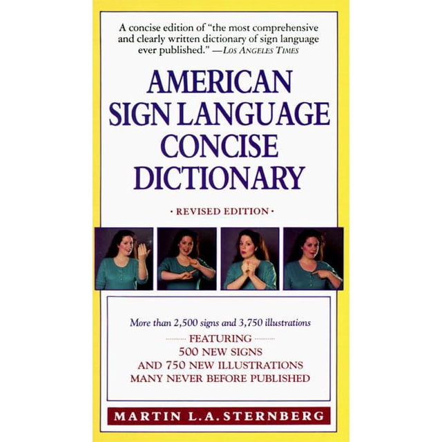 American Sign Language Concise Dictionary: Revised Edition, (Paperback ...