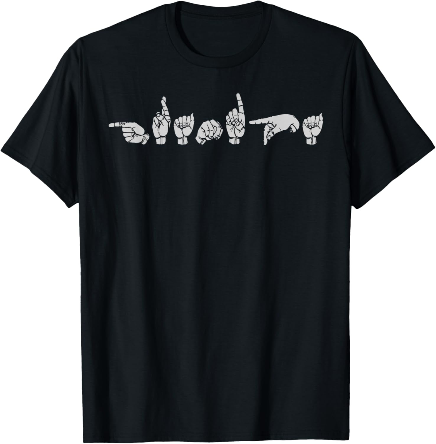 American Sign Language Grandpa Tshirt T-Shirt - Walmart.com