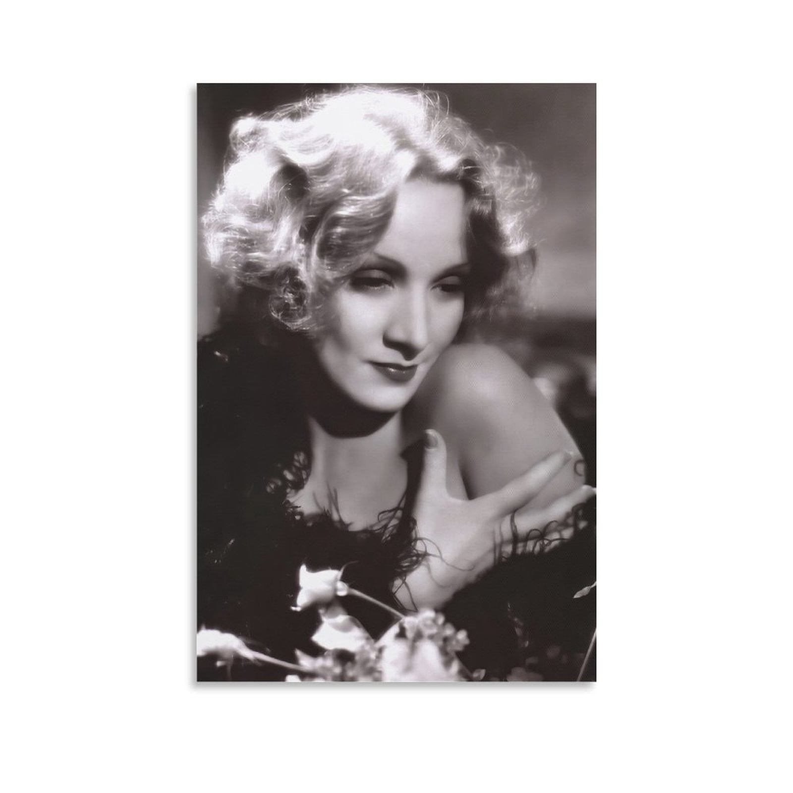 American Singer Marlene Dietrich Retro Poster Wall Art Picture Painting ...