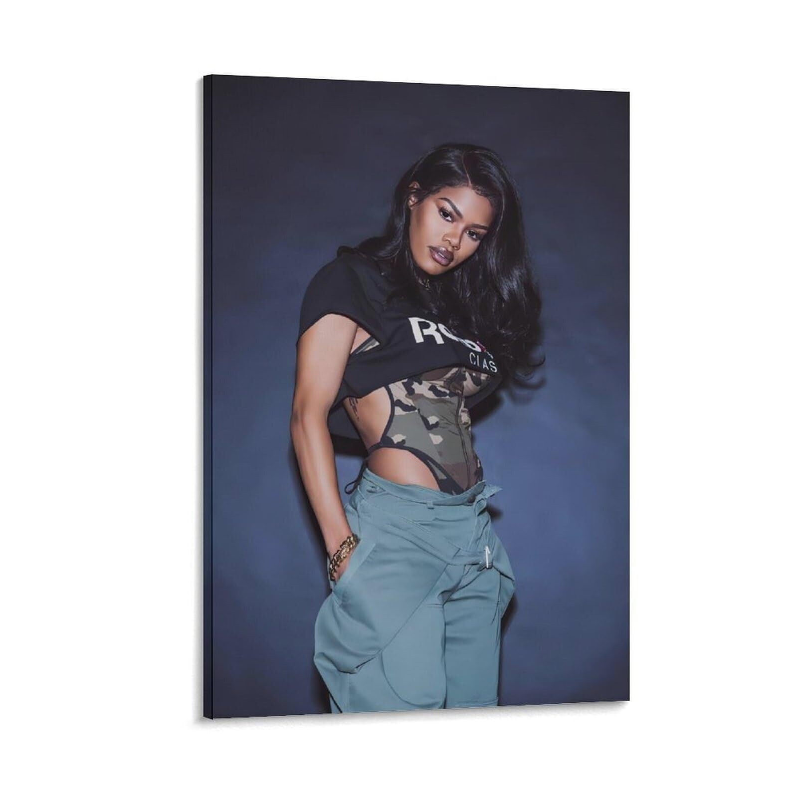 American Singer Songwriter Teyana Taylor Handsome Canvas Wall Art ...