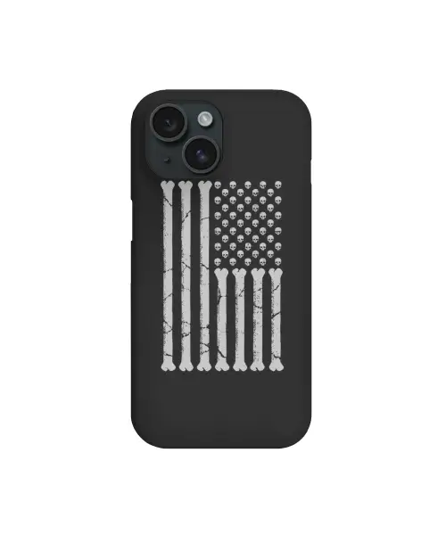 American Skeleton Heads and Bones Phone Case for iPhone 16 15 14 13 12 ...