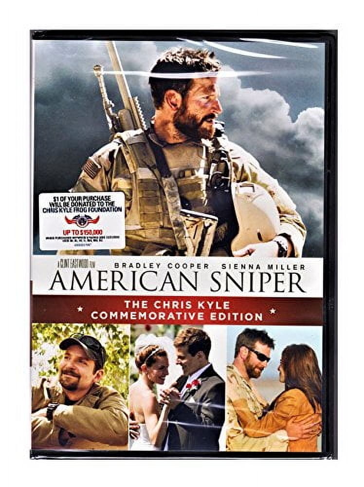 American Sniper: Chris Kyle Commemorative Ed (Line Look/DVD) [DVD ...