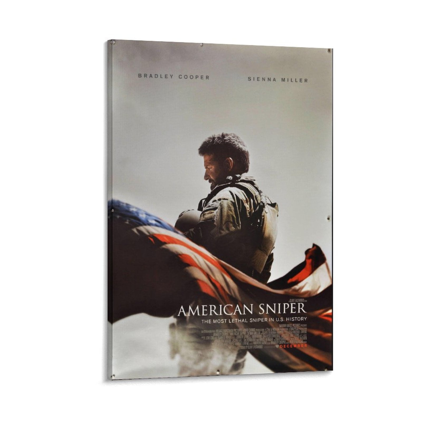 American Sniper Movie Poster Painting On Canvas Wall Art Poster Scroll ...