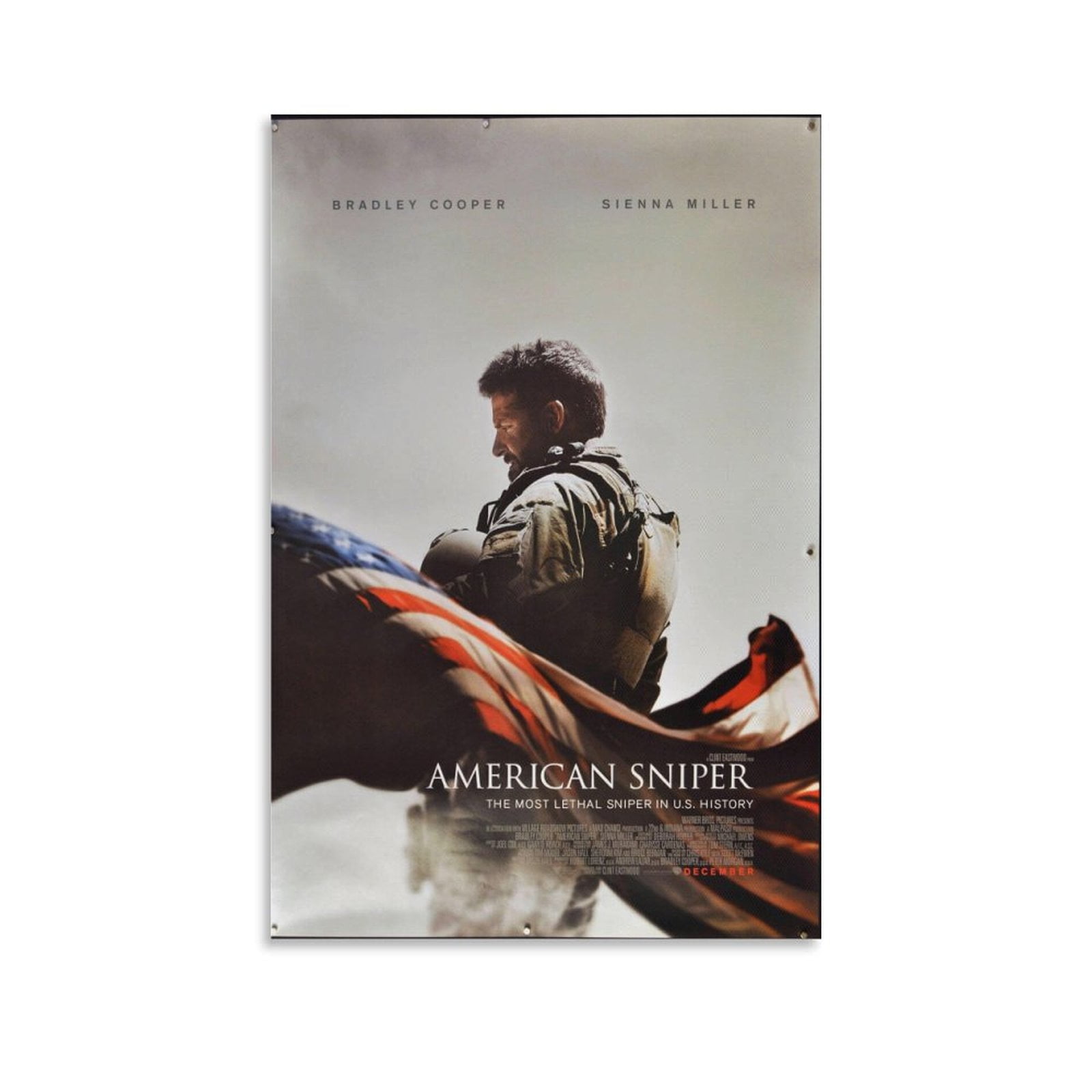 American Sniper Movie Poster Room Aesthetic Poster Print Art Wall ...
