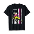 American Snowmobile Rider Girls American Flag - Snowmobile T-Shirt All ...