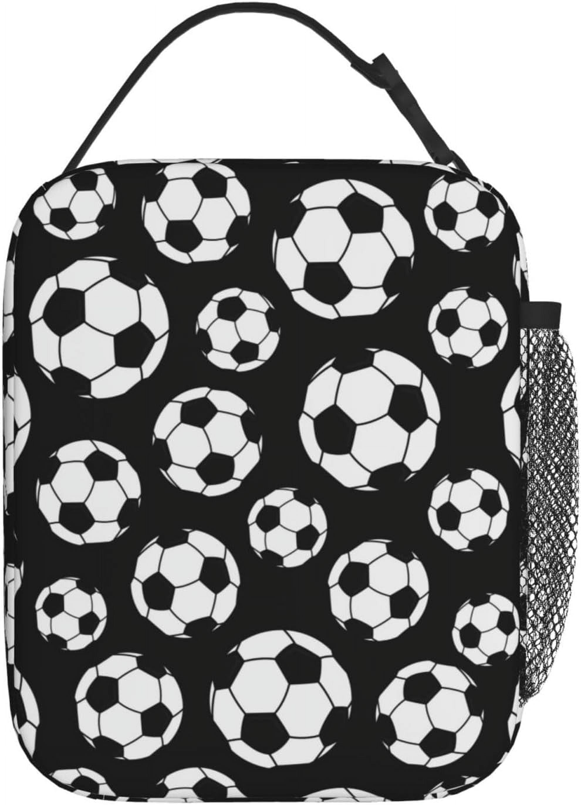 American Soccer Ball Football Insulated Lunch Box For Women Man ...