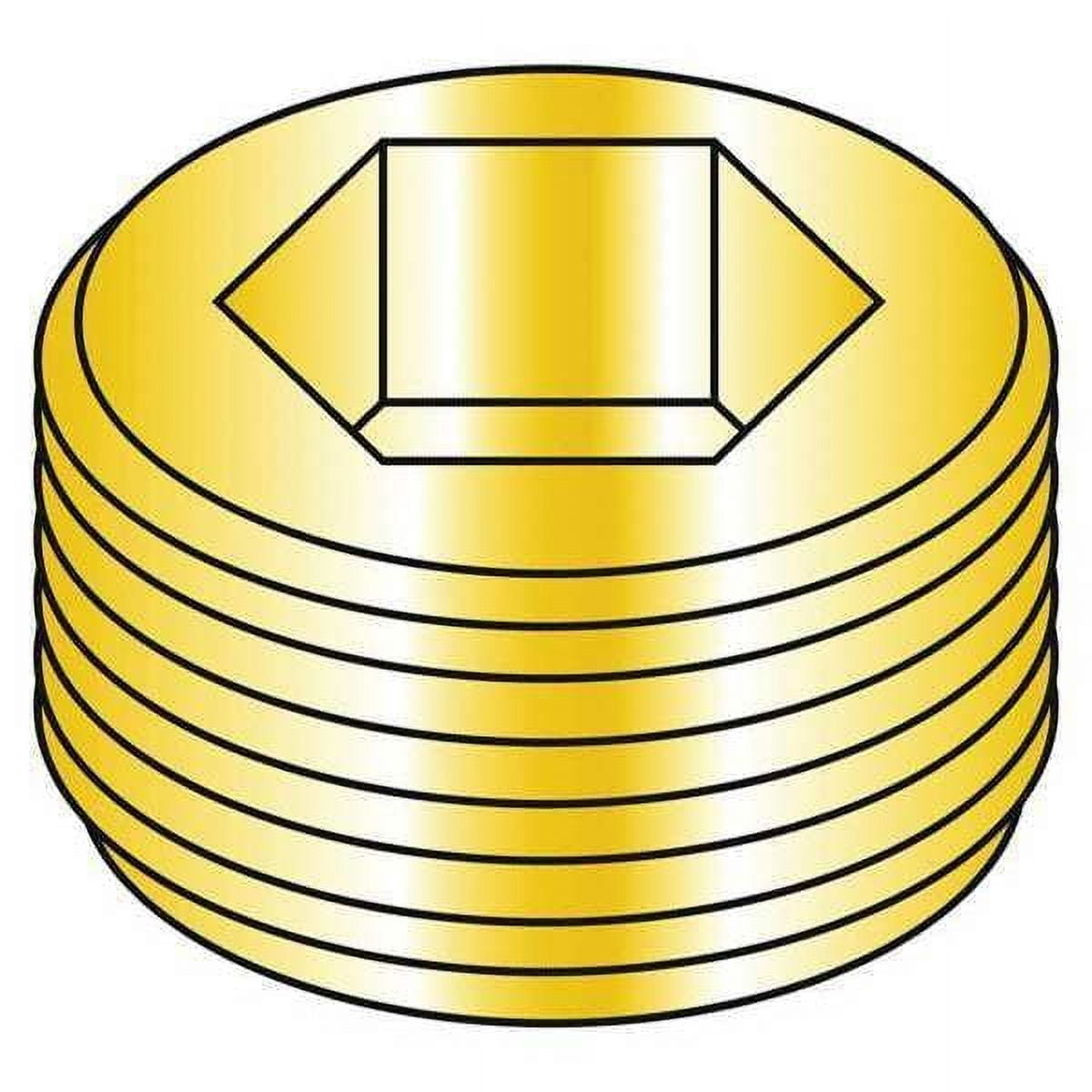 American Sockets Socket Pipe Plg 3/4 Tape Brs 1/8,PK100 00125PPSB ...