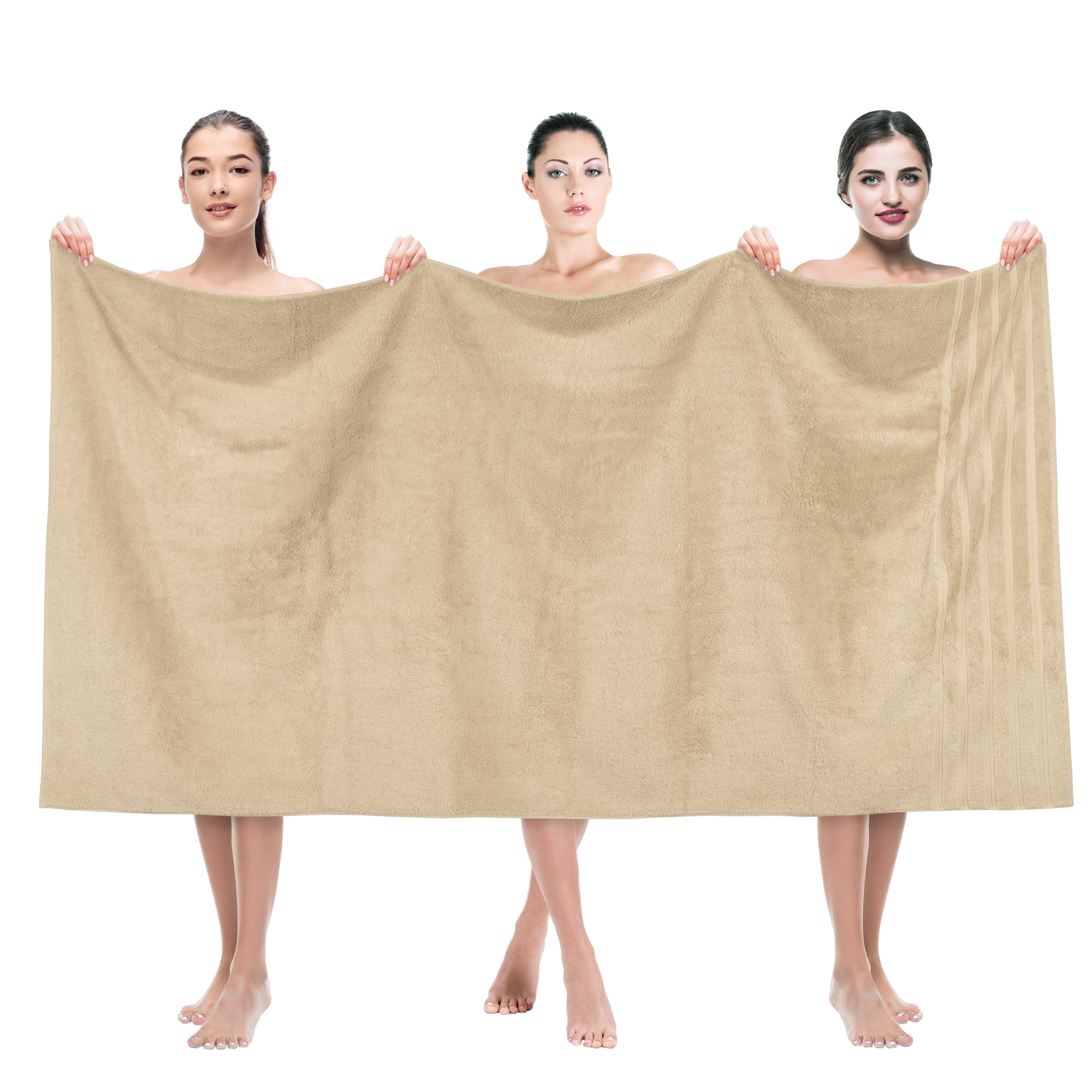 American Soft Linen 35x70 Bath Sheet Towel, 100% Cotton Turkish Jumbo ...