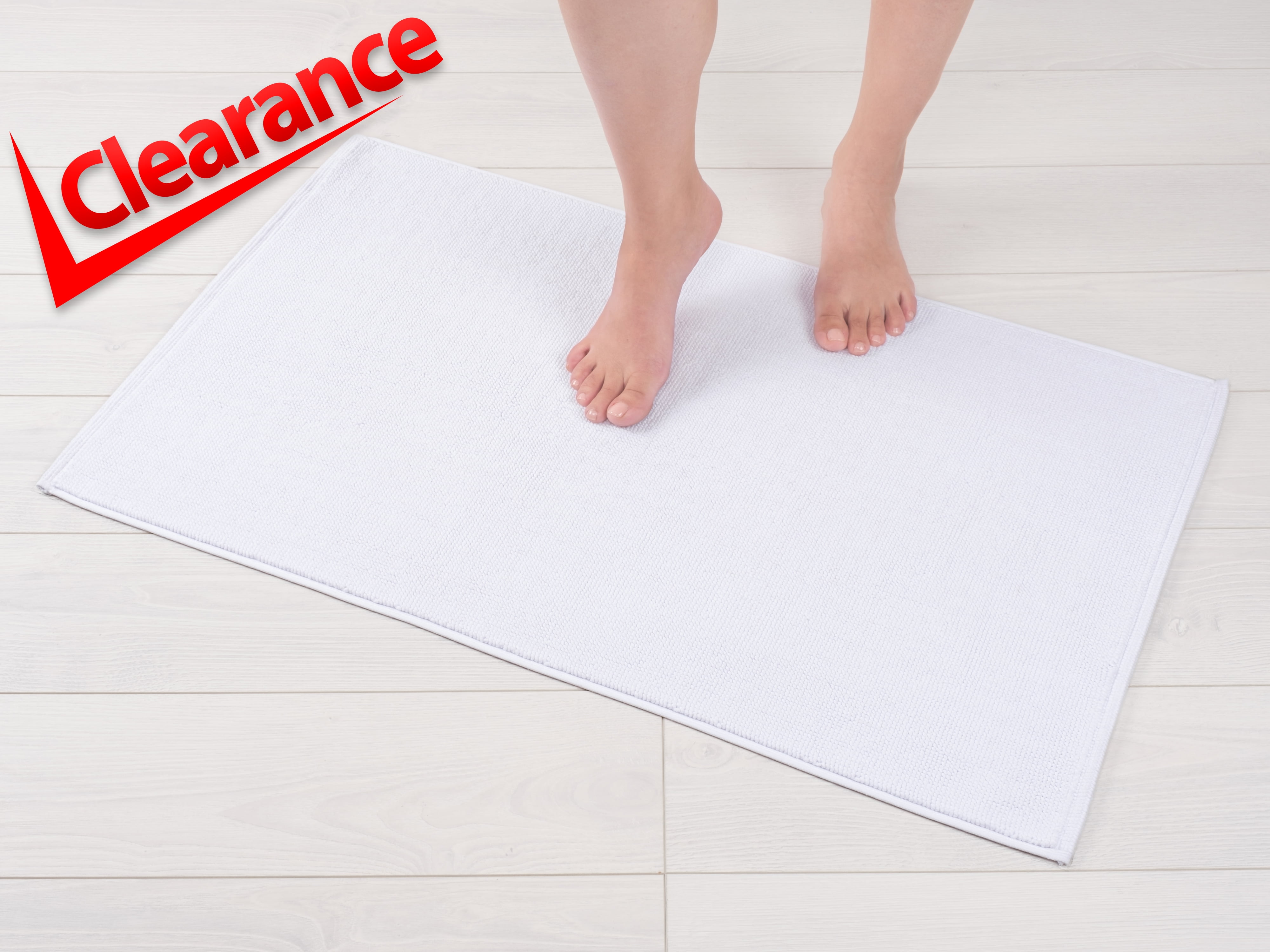 American Soft Linen, Non Slip Bath Rug, 100% Cotton 20x34 inches, Soft ...