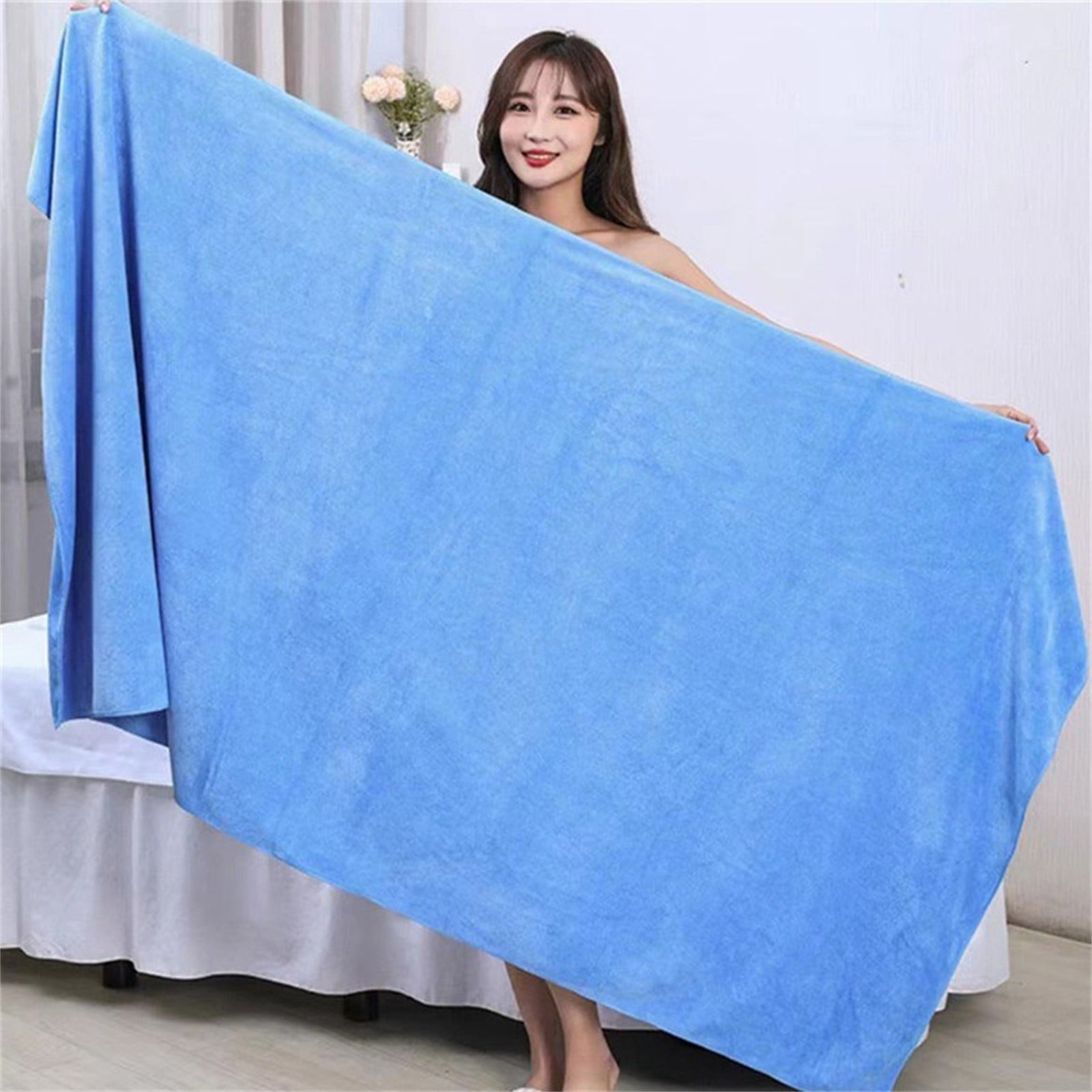 American Soft Linen Oversized Bath Sheet 31x71 inches Extra Large for ...