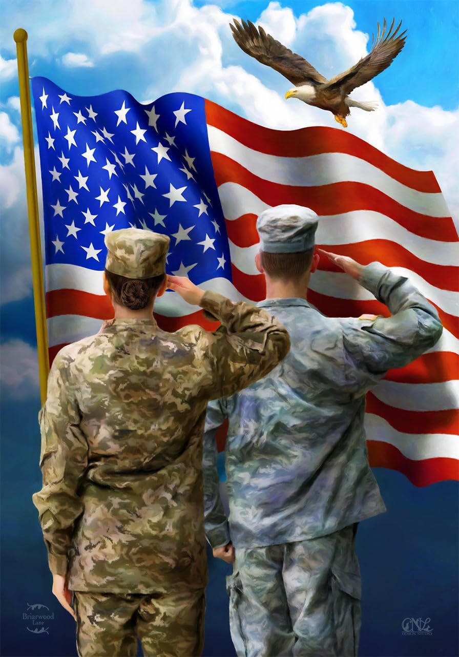 American Soldiers Everyday Garden Flag 12.5x18 XIAOBIN - Walmart.com