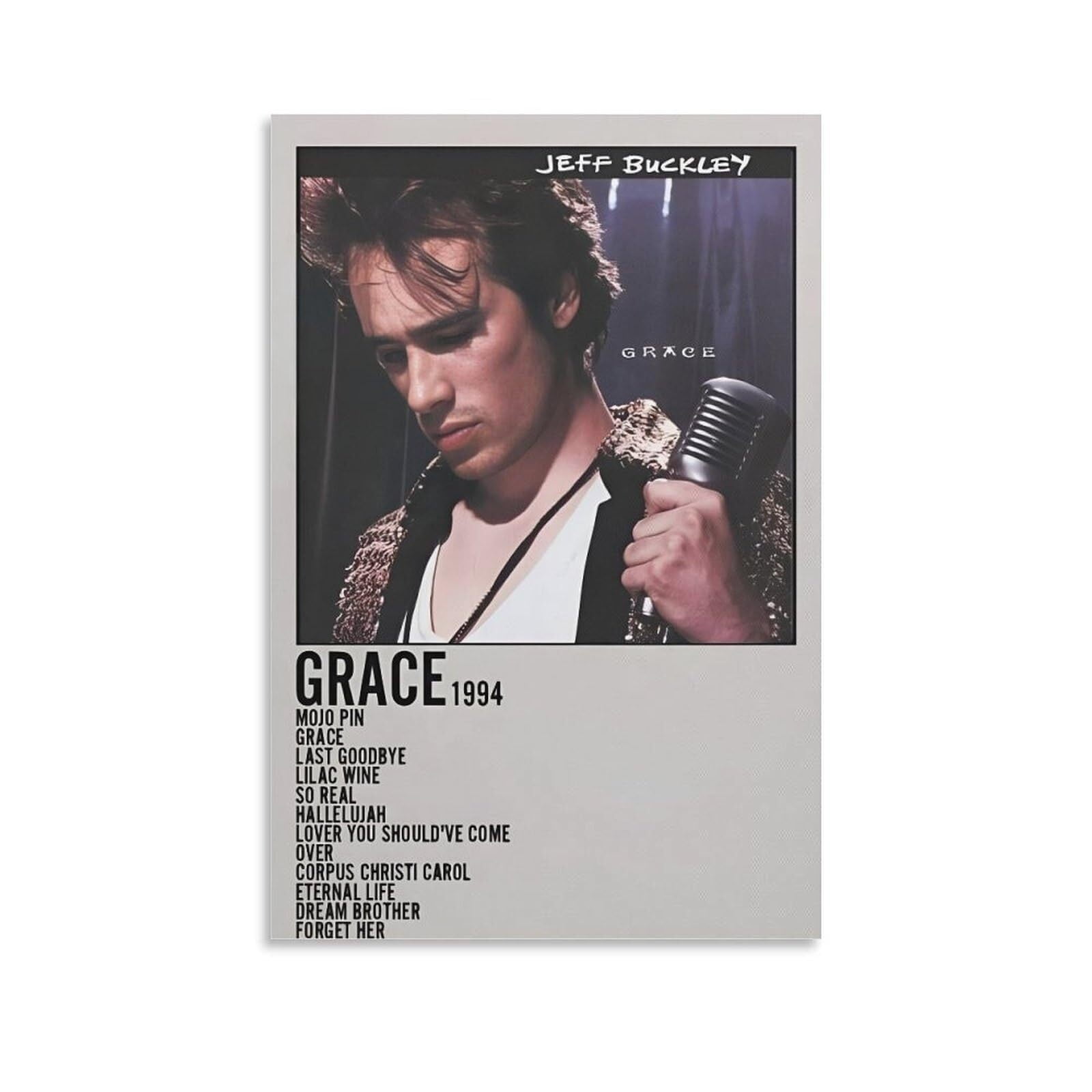 American Songwriter Jeff Buckley Poster Fashion Poster 6 Wall Art ...