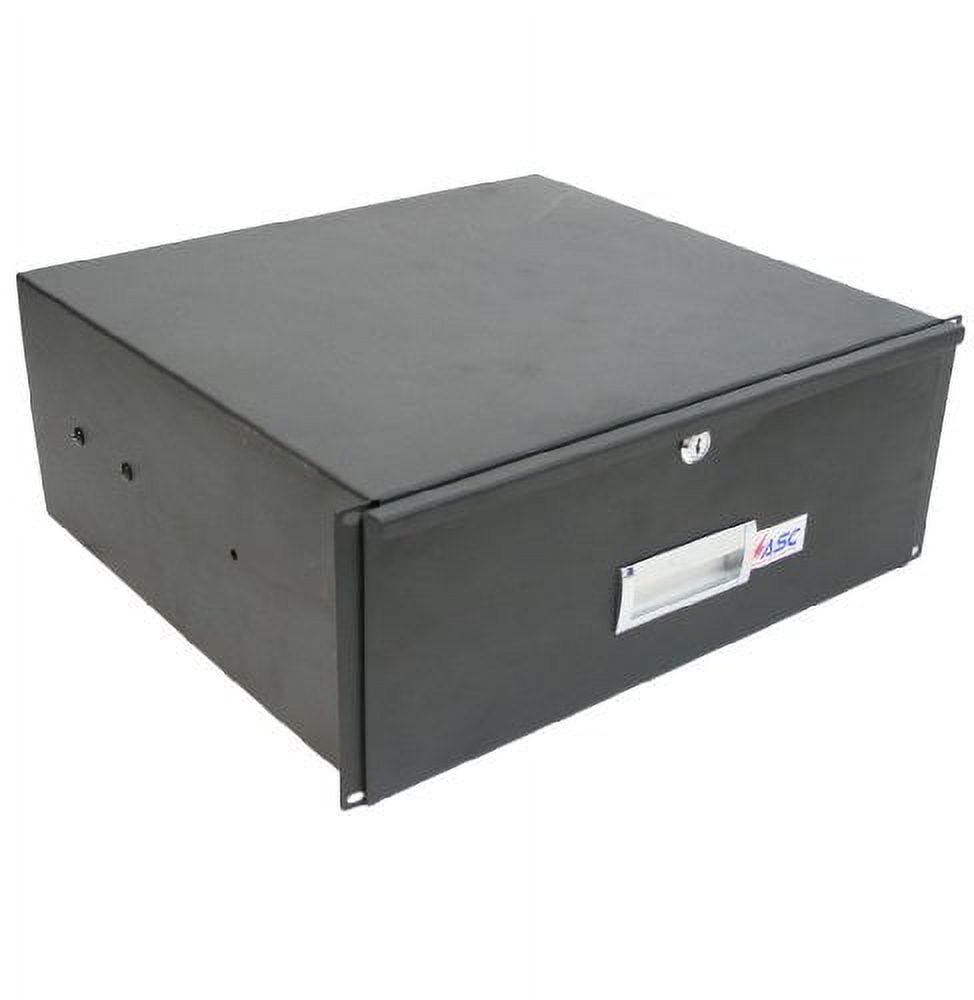 American Sound Connection 19" Rack Mount 3U Key Lock Drawer Pro Audio ...