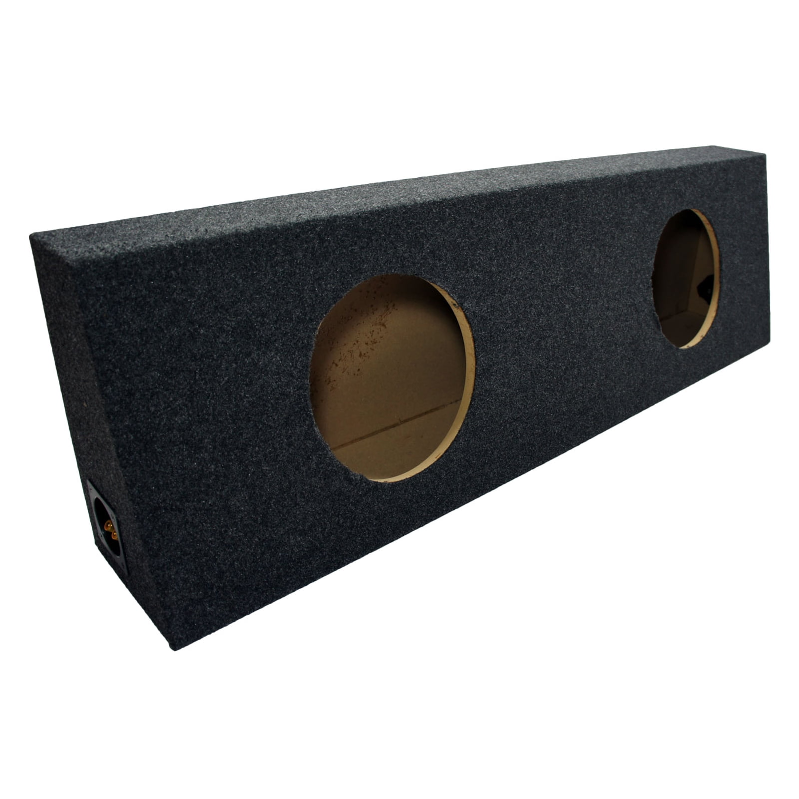 American Sound Connection Dual 10" Sealed Subwoofer Enclosure Box for ...