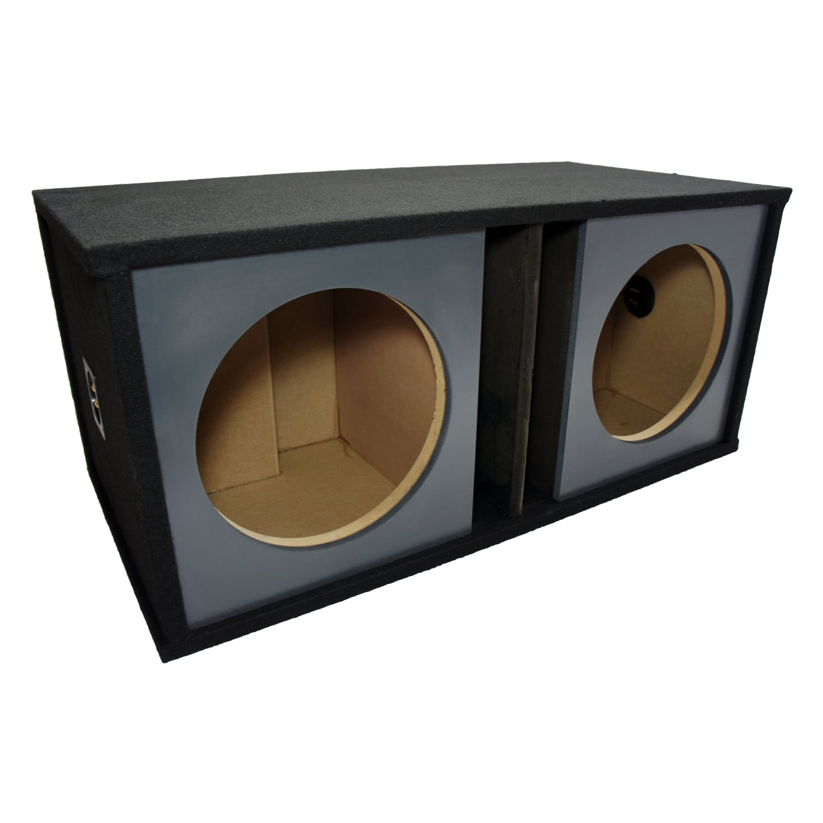 American Sound Connection Dual 12" Vented MDF Subwoofer Enclosure ...