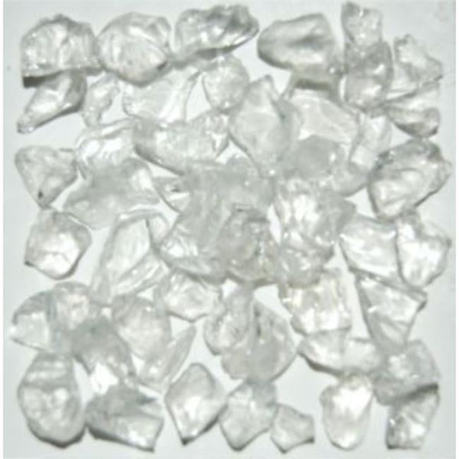 American Specialty Glass LCRCLEAS-10 Recycled Chunky Glass, Crystal ...