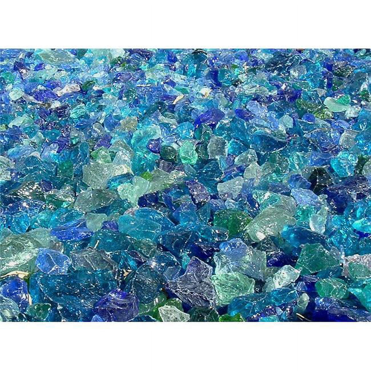 American Specialty Glass LRIVERZM-25 Recycled Chunky Glass, River Mix ...