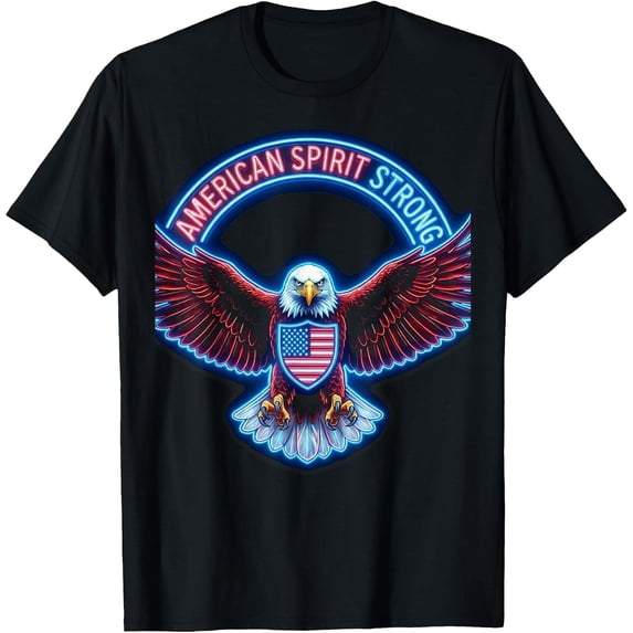 American Spirit Strong Mens Patriotic Design T-Shirt - Walmart.com