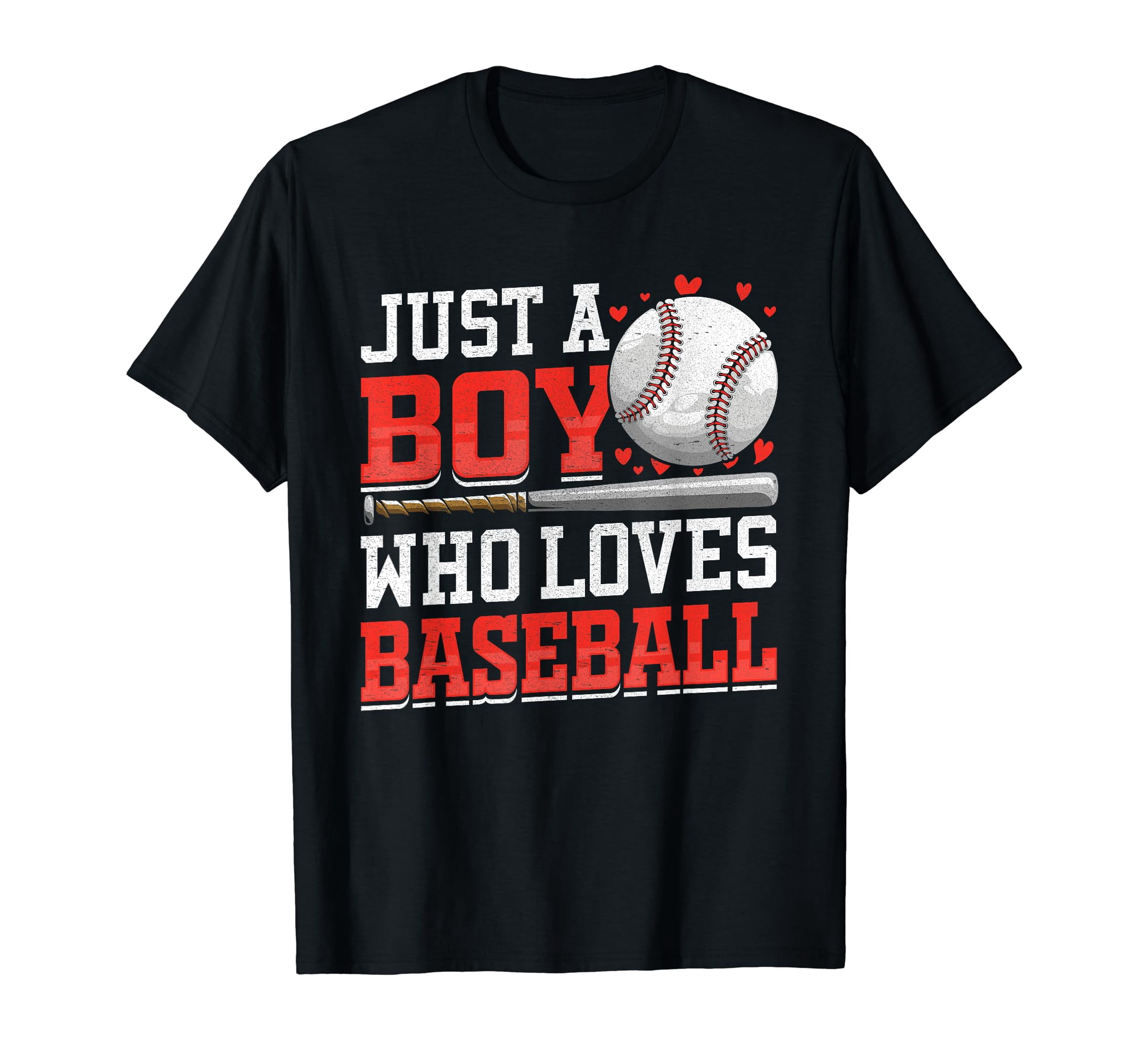 American Sport Just A Boy Who Loves Baseball Gifts For Boys T-Shirt ...