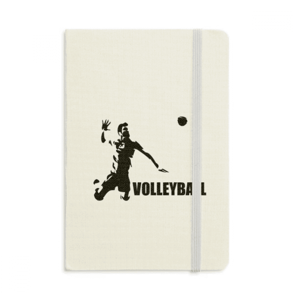American Sports Volleyball Notebook Official Fabric Hard Cover Classic ...