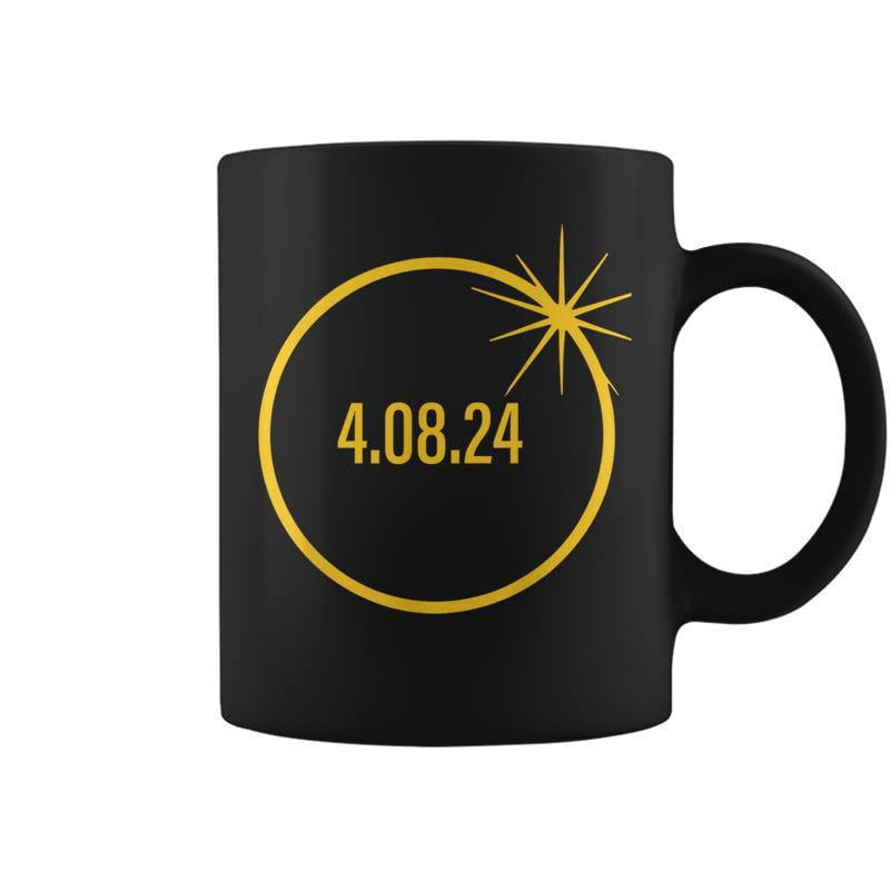 American Spring Total Solar Eclipse 2024 40824 Solar Phase Coffee Mugs ...