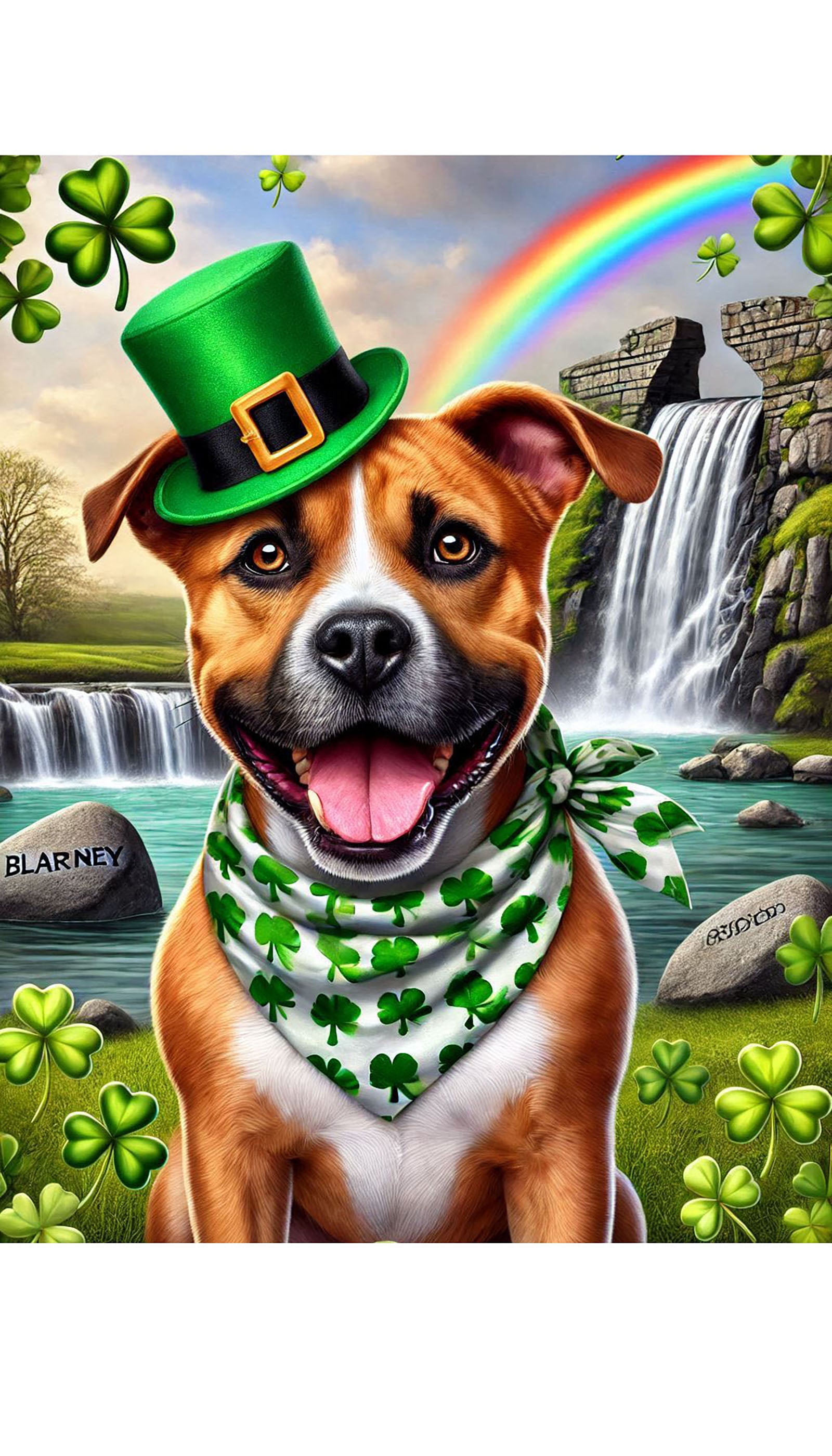 American Staffordshire Fawn - Best of Breed DCR Saint Patricks Day ...