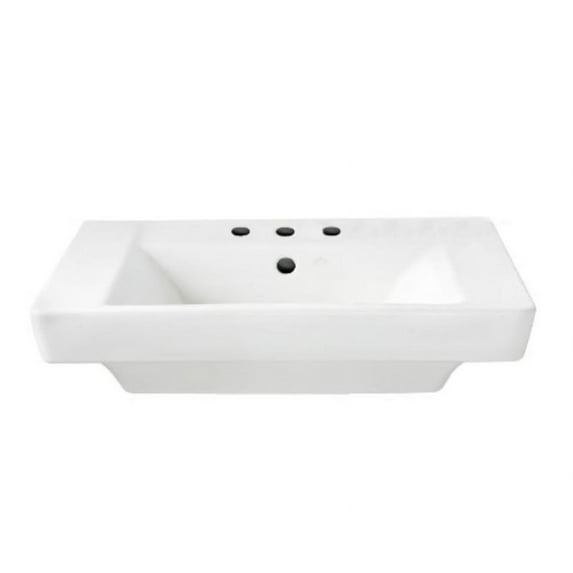 American Standard 0641008.020 Boulevard Pedestal Lavatory Top with 3 ...