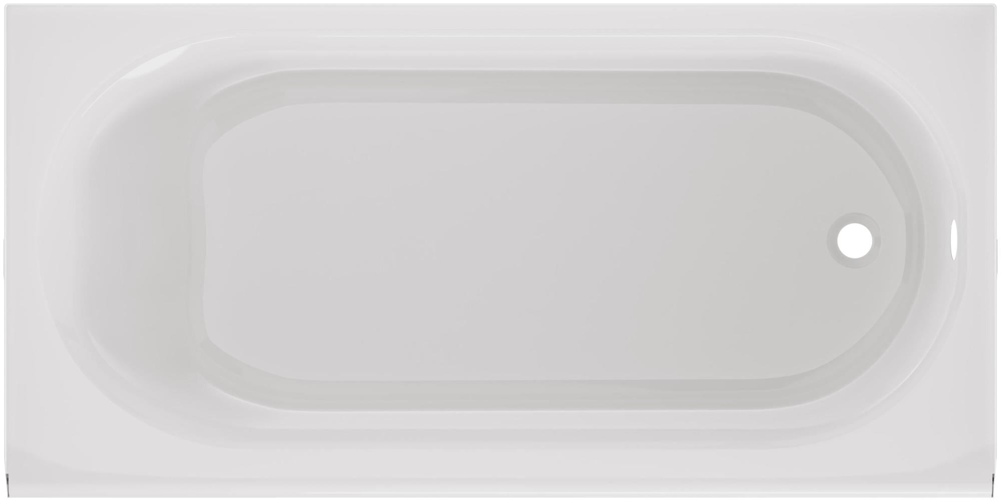 American Standard 1391.202 Princeton 60" Three Wall Alcove Enameled ...