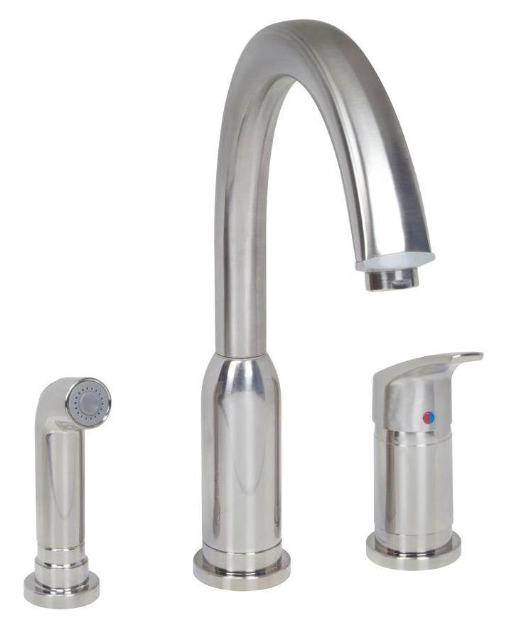 American Standard 4101301F15.075 ARCH HI-FLOW KITCHEN FAUCET W/SPRAY ...