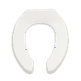 American Standard Commerical Baby Devoro Toilet Seat in White - Walmart.com