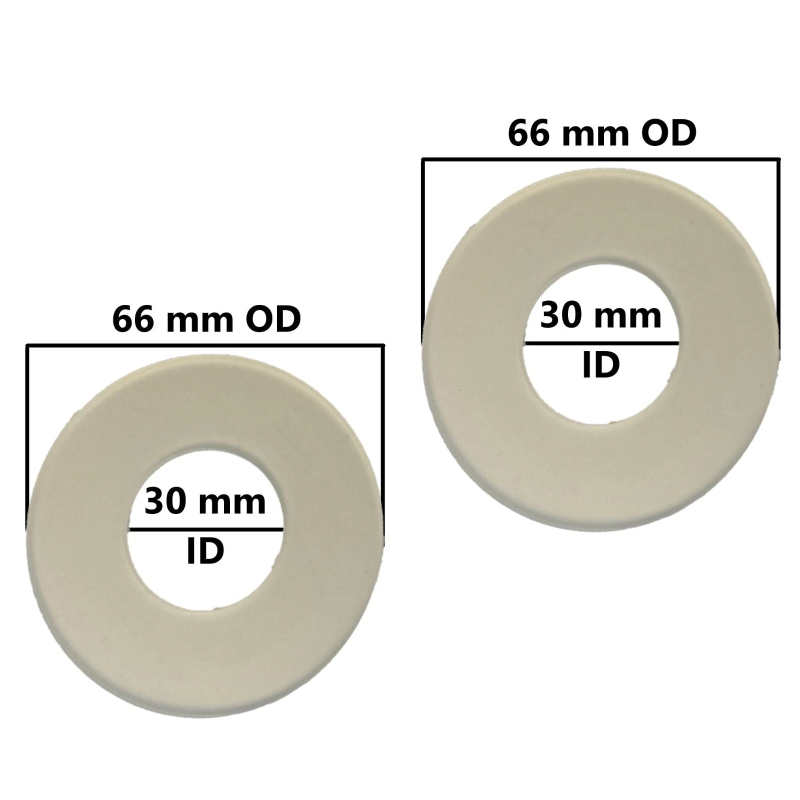 American Standard Flush Valve Seal 7381042-0070A, 66Mm X 30Mm (2 Pack ...