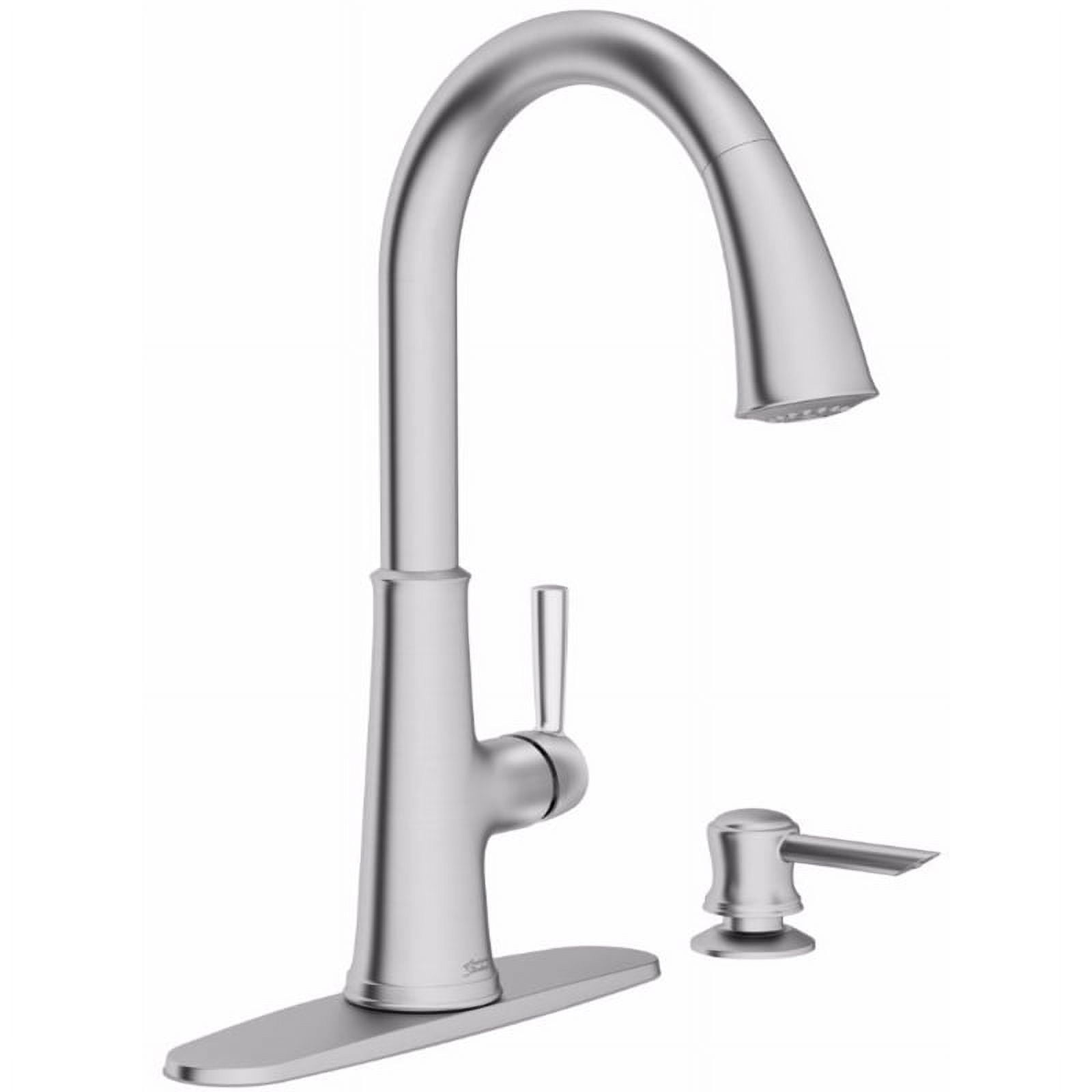 American Standard Maven One Handle Stainless Steel Pull-Down Kitchen ...