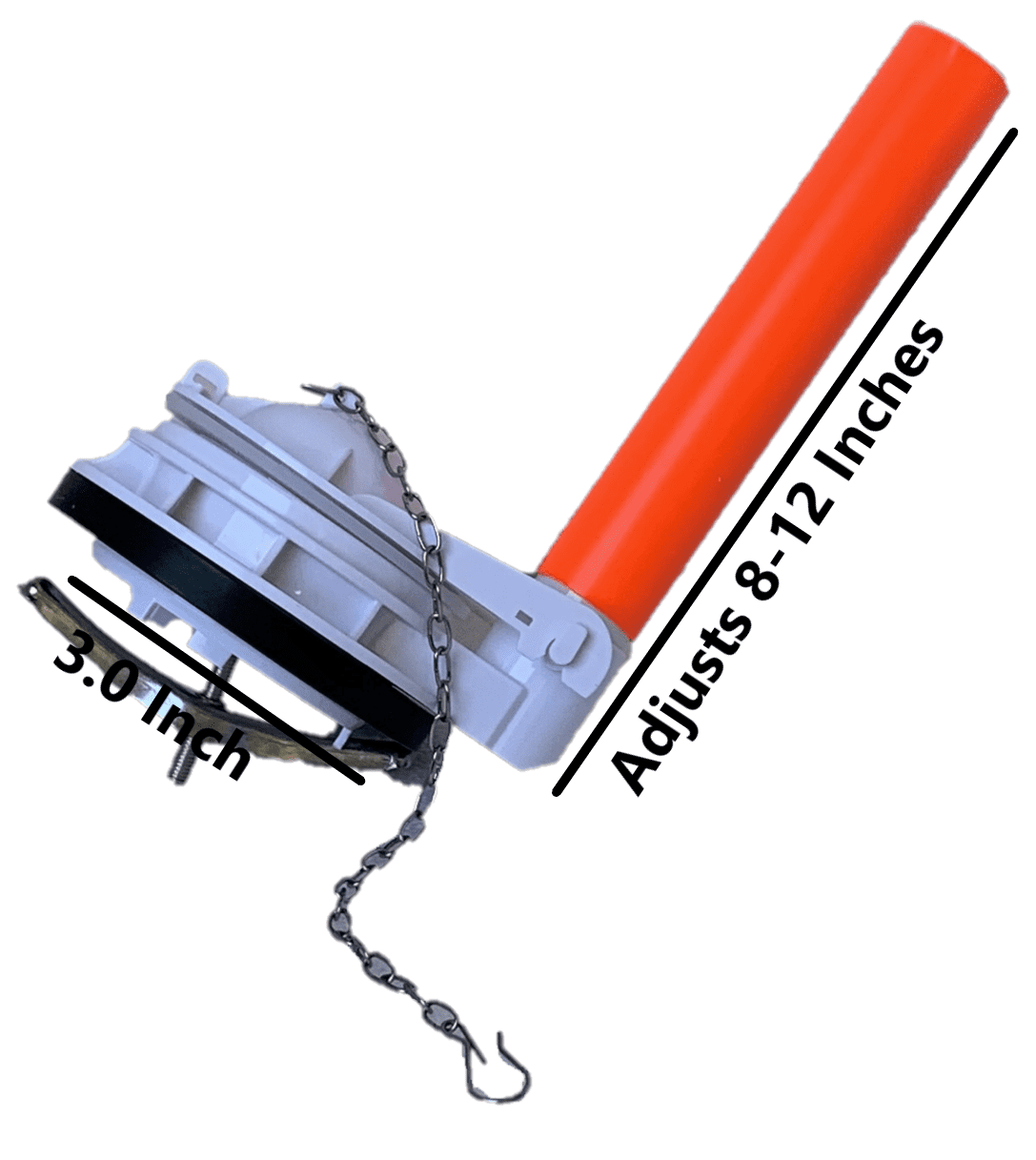 Three inch Flush Valve Assembly For One Piece toilets with sliding ...