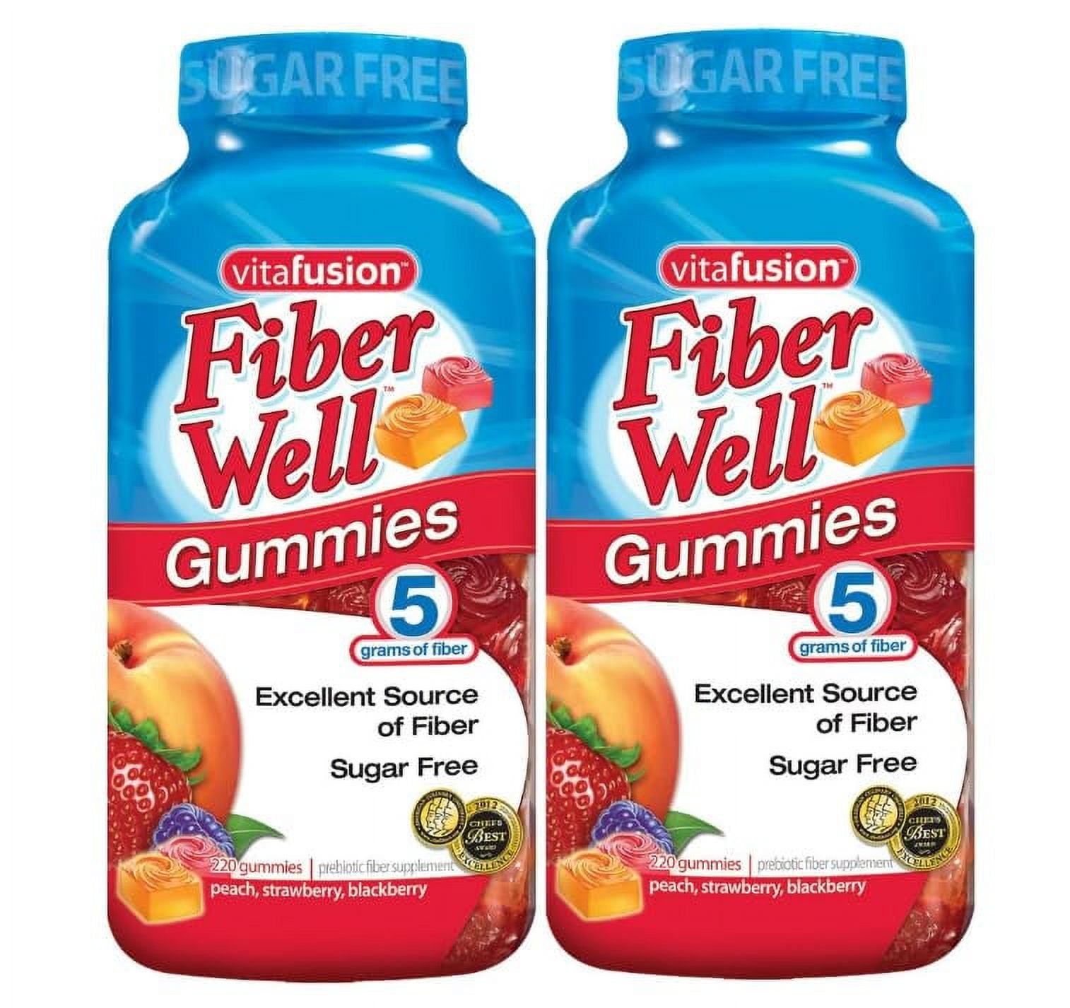 Vitafusion As Fiber Well Gummies, 220 Ct, Pack of 2 - Walmart.com