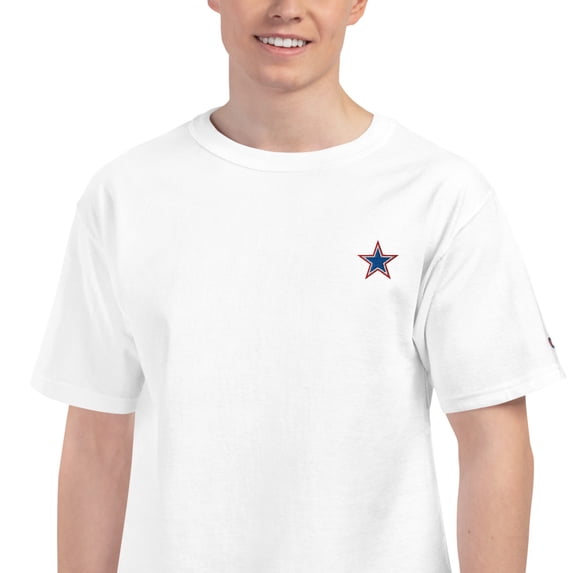 American Star Men's Champion T-Shirt (White, S) - Walmart.com