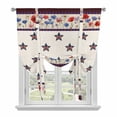 American Star Poppy Tie Up Curtains for Window, Thermal Insulated ...