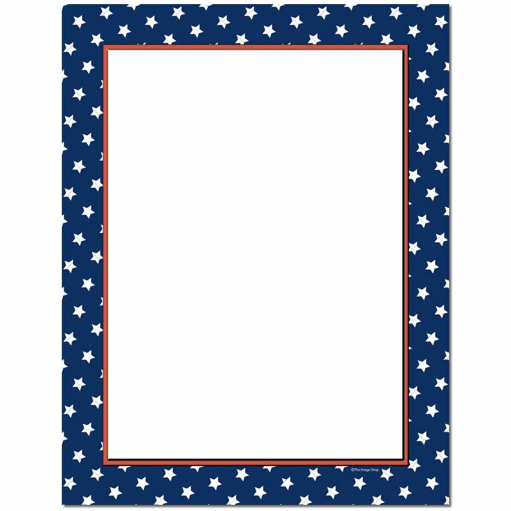 American Stars Letterhead Laser & Inkjet Printer Paper, 25 Sheets per ...