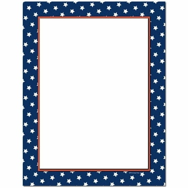 Alpha Border Letterhead Laser & Inkjet Printer Paper, 100 Sheets per ...